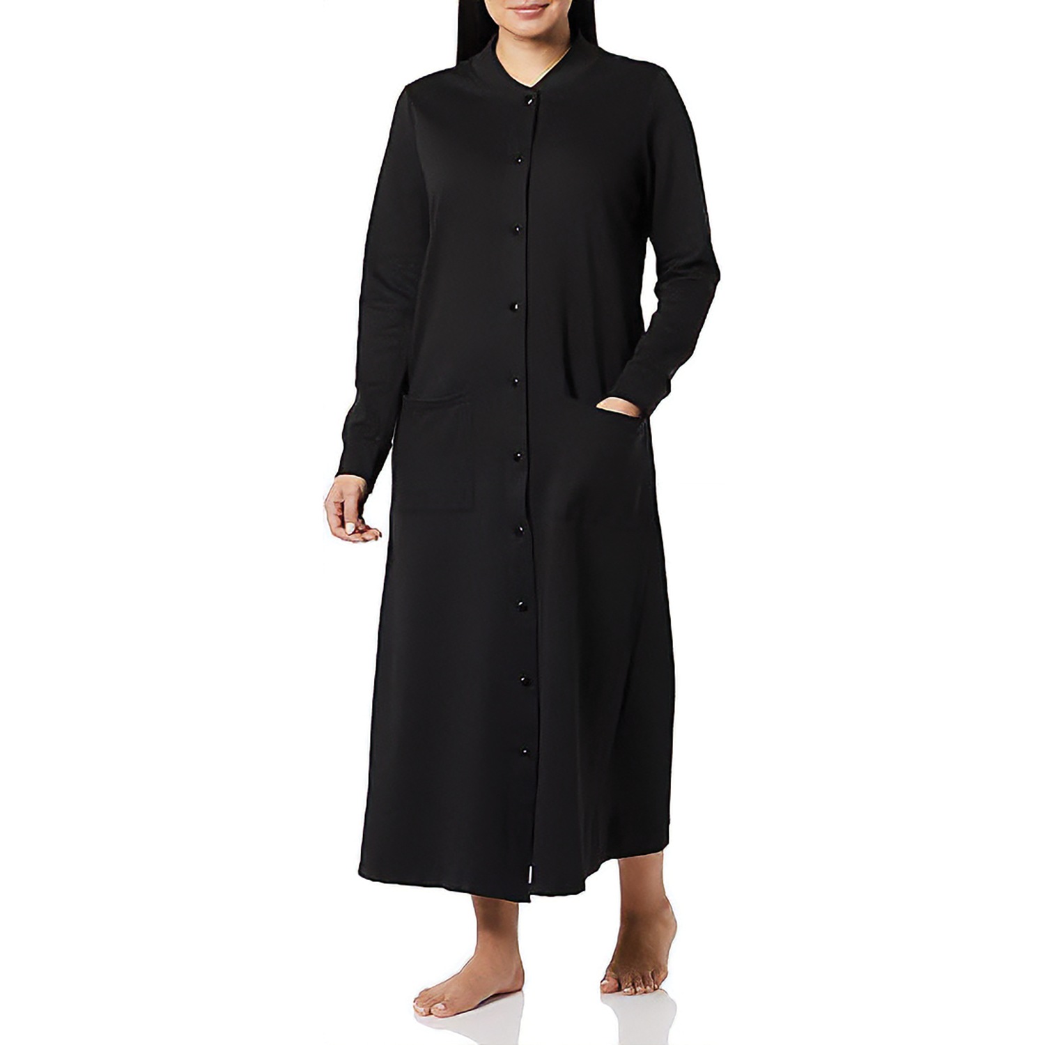 Solid Snap Front Robe | Carol Wright