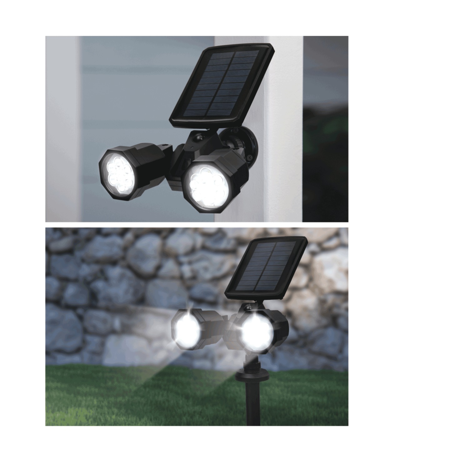 Bell+Howell Solar-Powered Bionic Spotlight Duo | Carol Wright