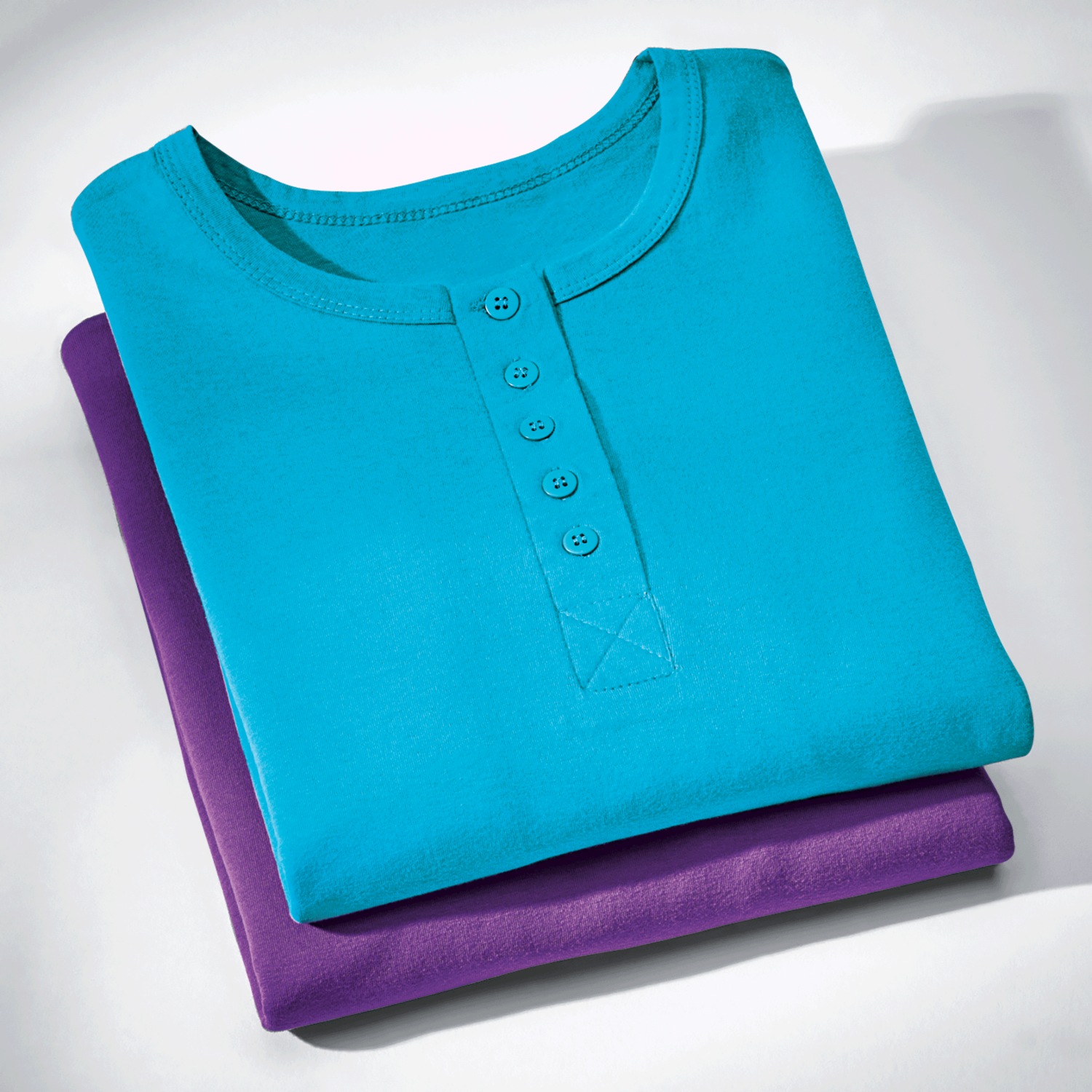 2-Pack Comfort Henley Nightshirt | Carol Wright