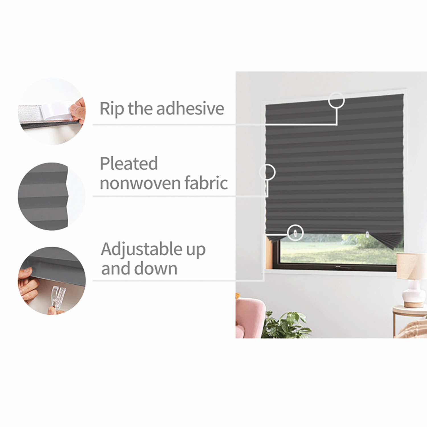 Room-Darkening Instant Shade | Carol Wright