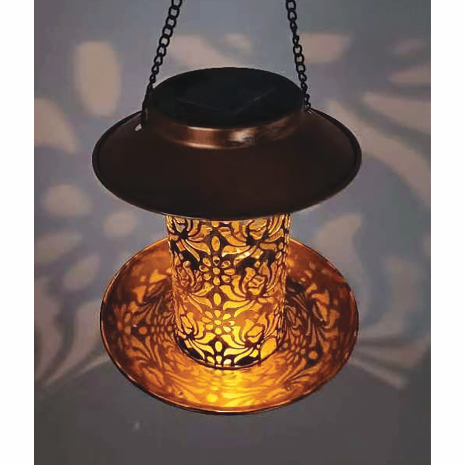 Solar Light Hanging Bird Feeder | Carol Wright