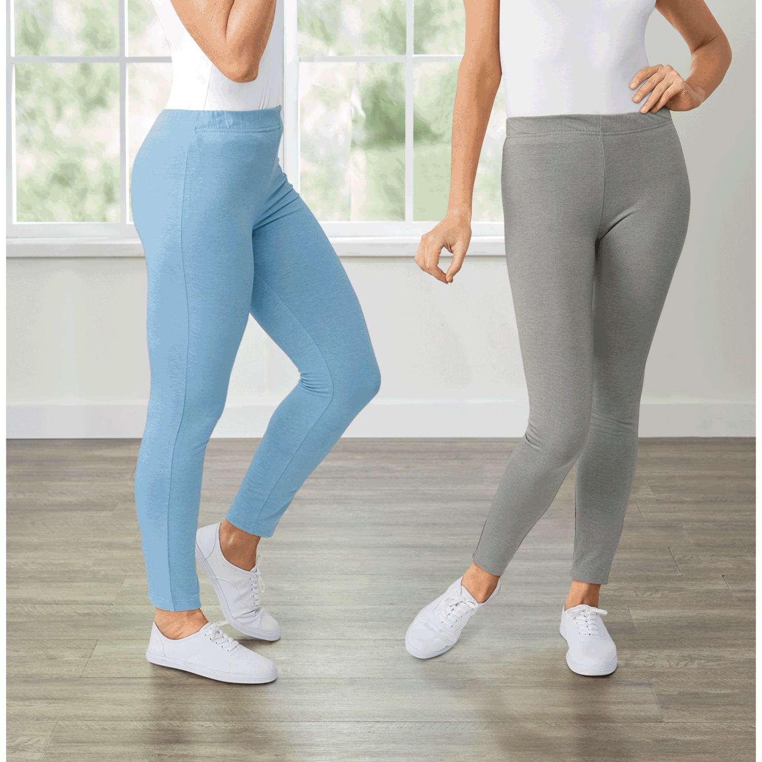 2-Pack Leggings by Easy Essentials | Carol Wright
