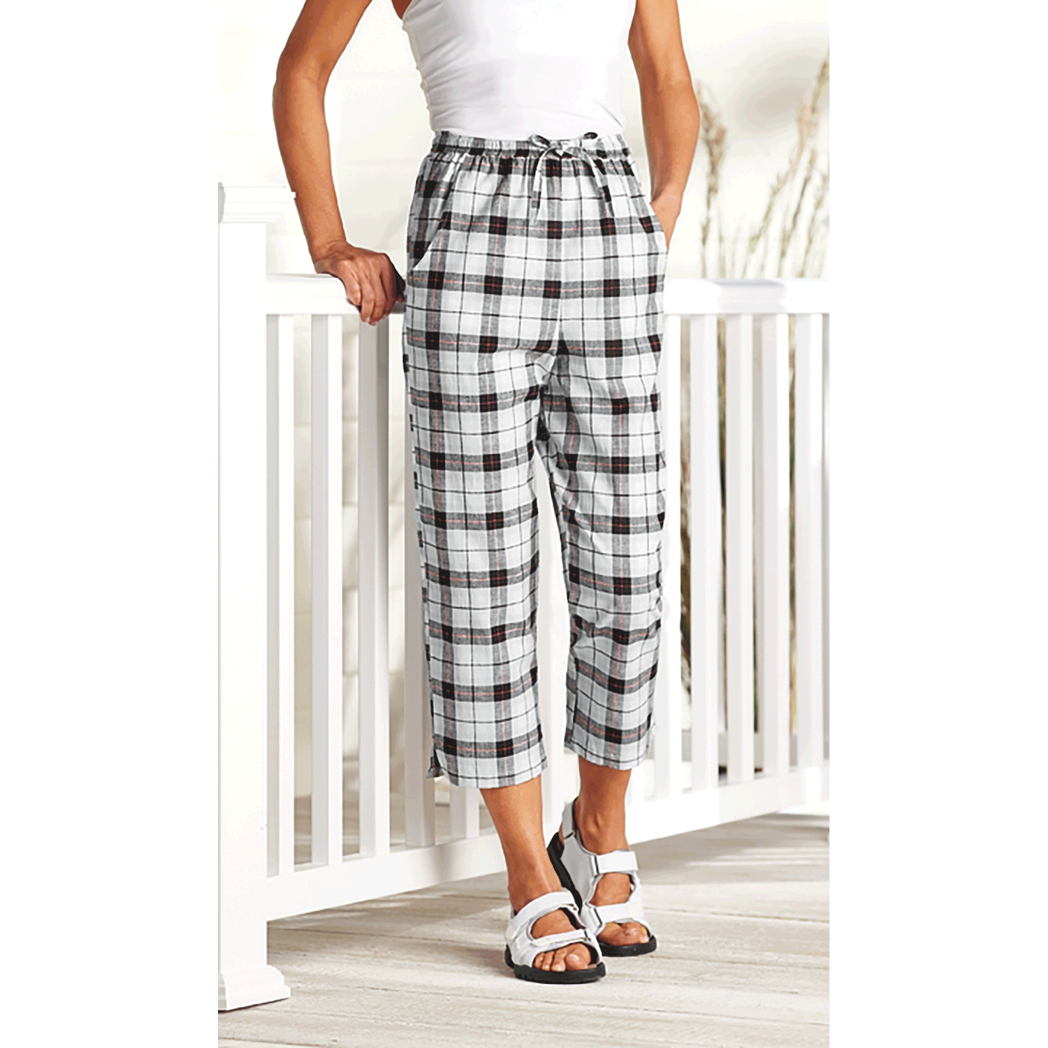 Plaid Capris | Carol Wright