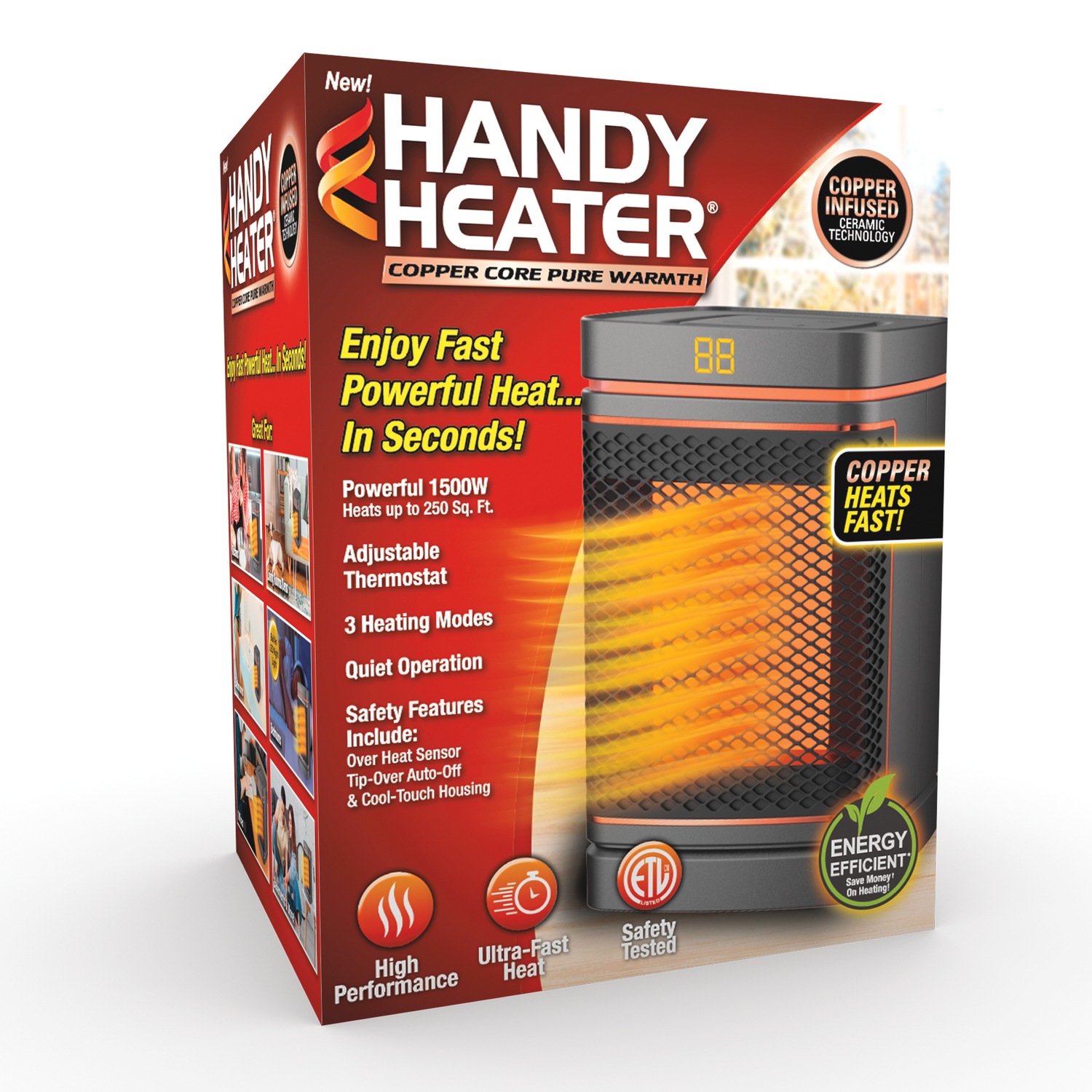 Handy Heater Copper-Core Pure Warmth | Carol Wright