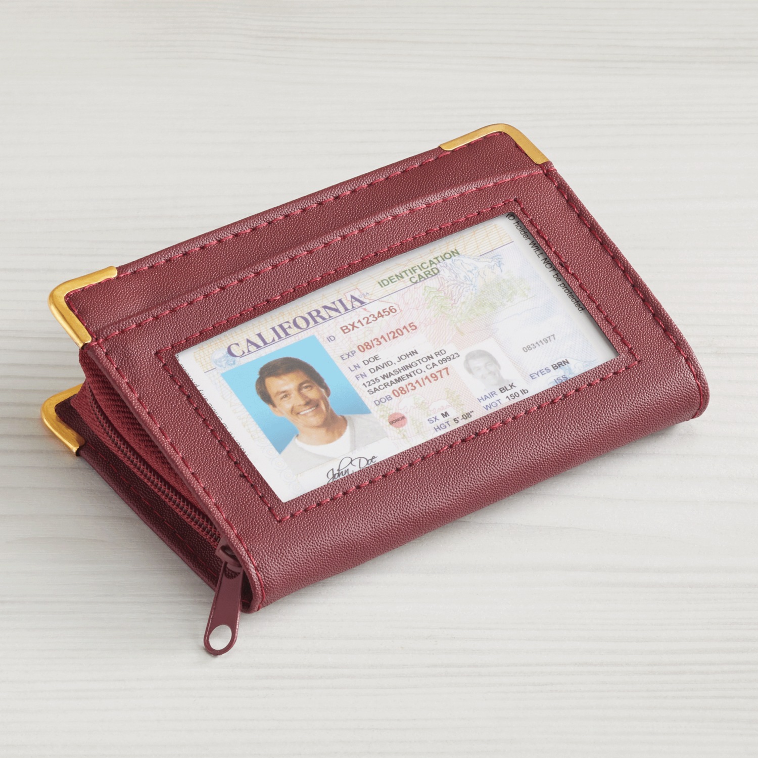 Zip-Around Card Holder | Carol Wright