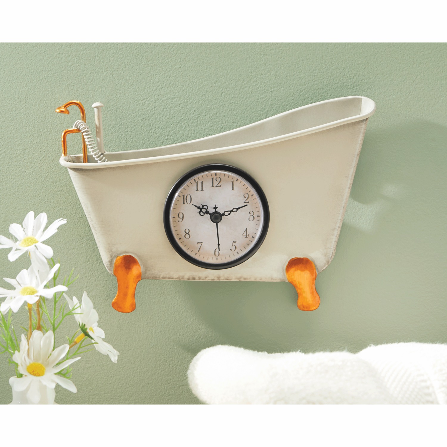 Bathtub Wall Clock | Carol Wright