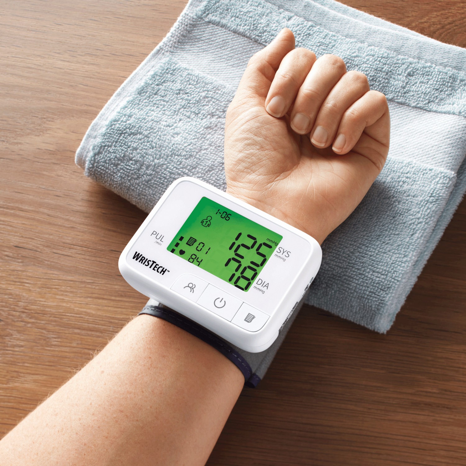 Talking Color-Coded Wrist Blood Pressure Monitor | Carol Wright