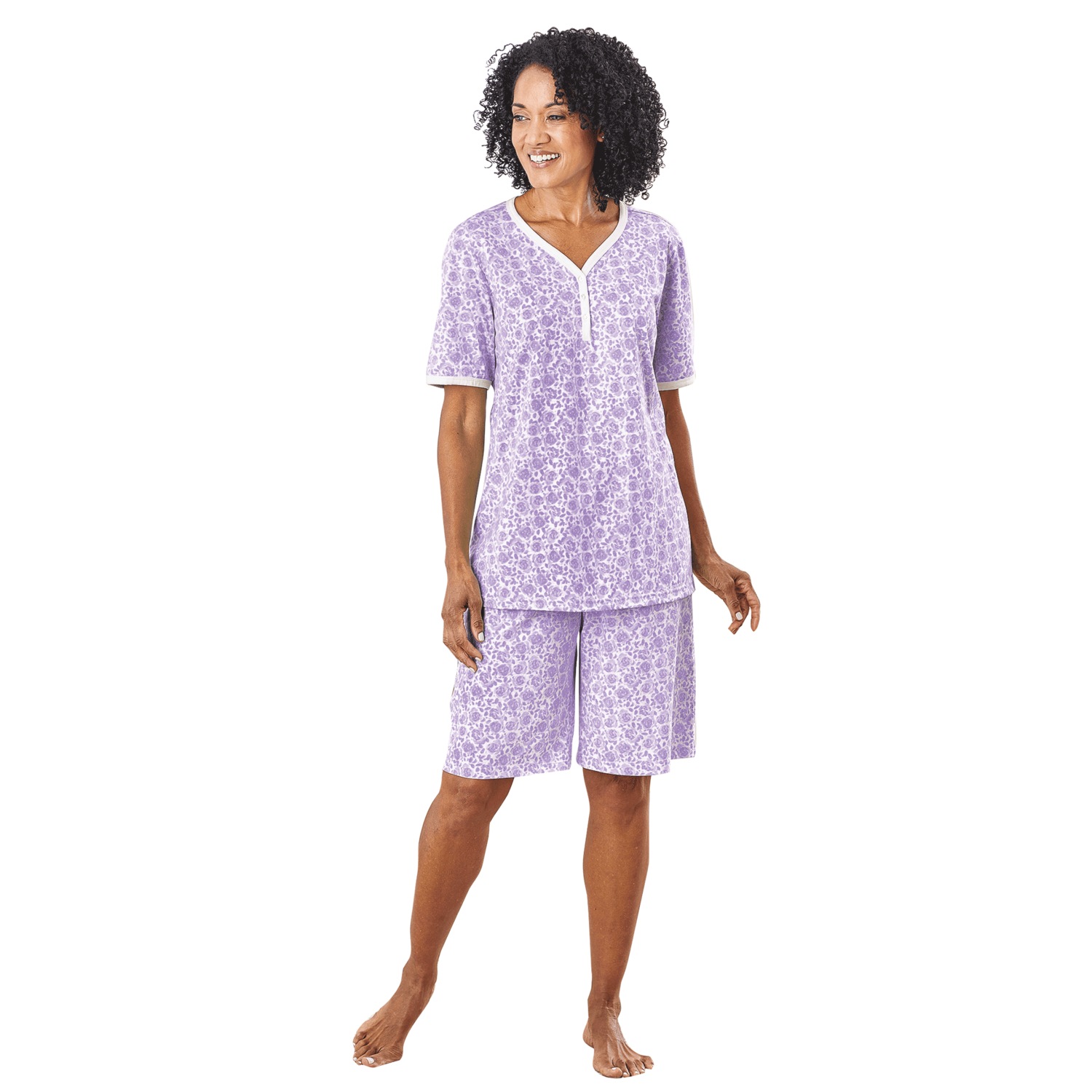 Print Shorty Pajama | Carol Wright