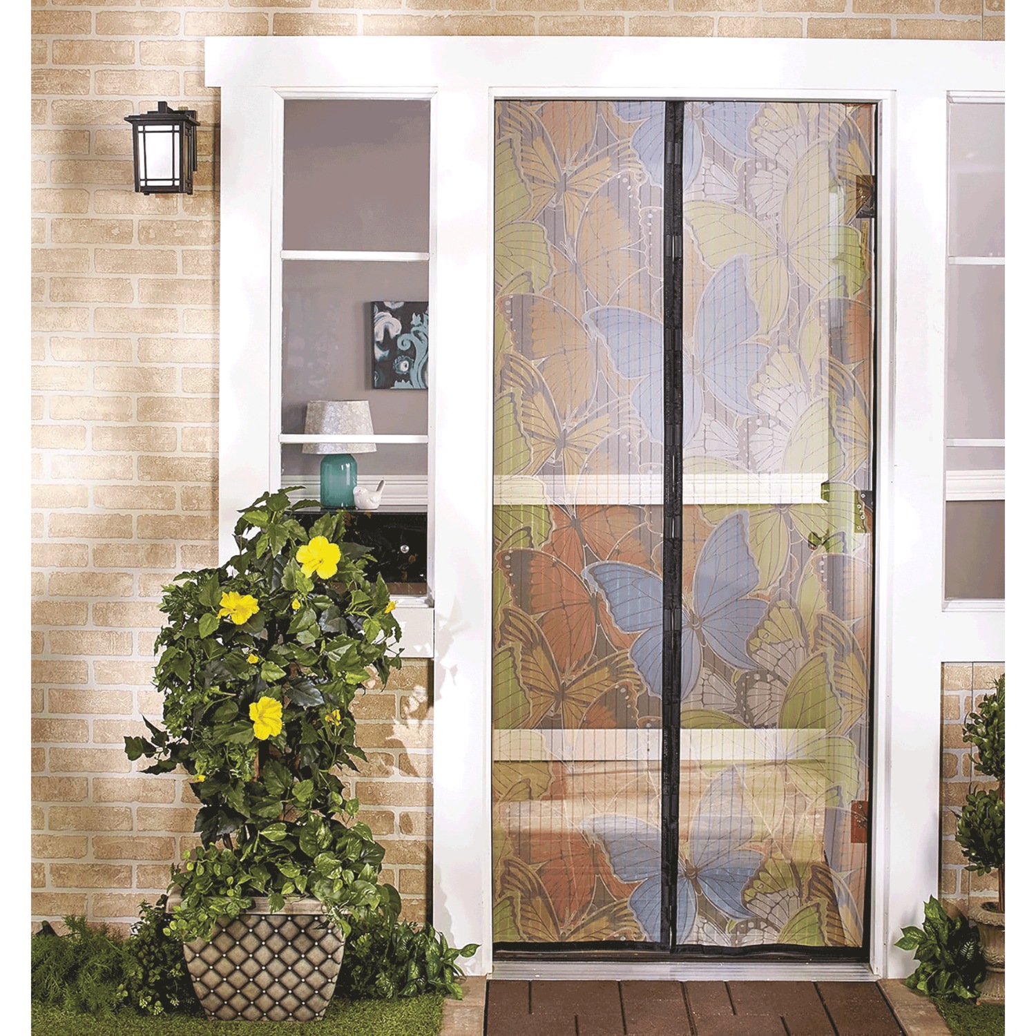 Butterfly-Print Mesh Screen Door | Carol Wright