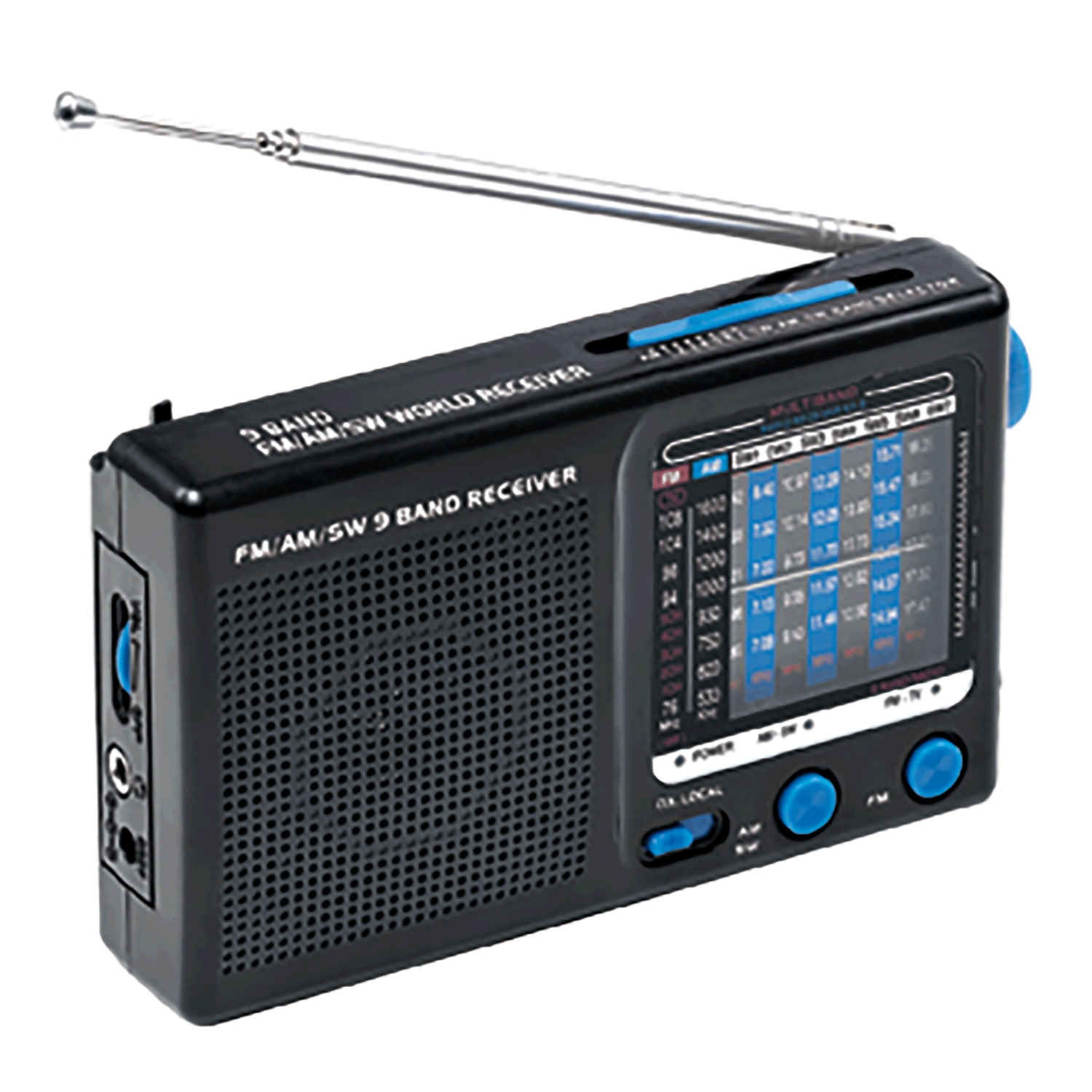 Portable AM/FM 9-Band Radio | Carol Wright