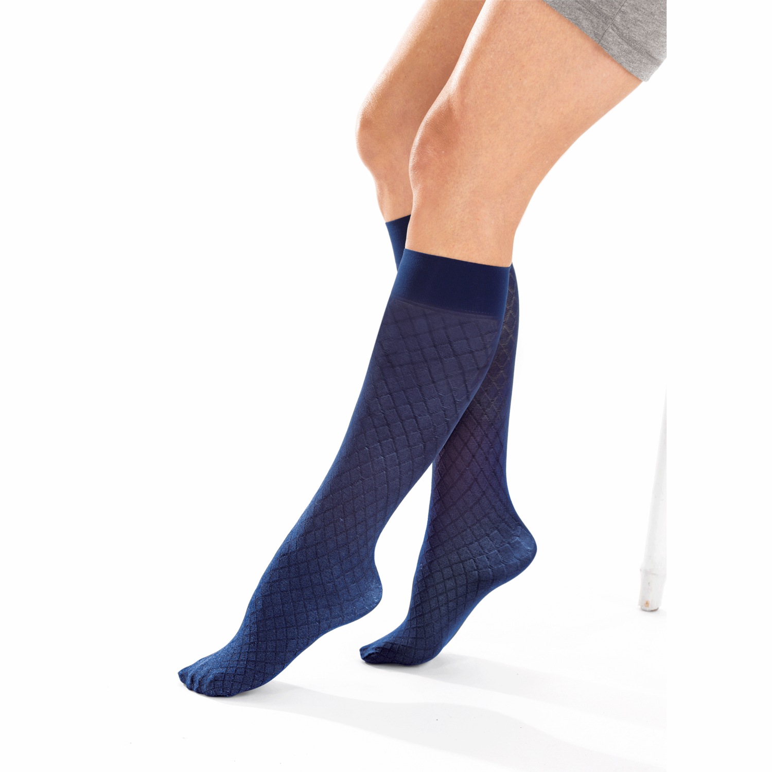 Moderate Compression Textured Knee-High | Carol Wright