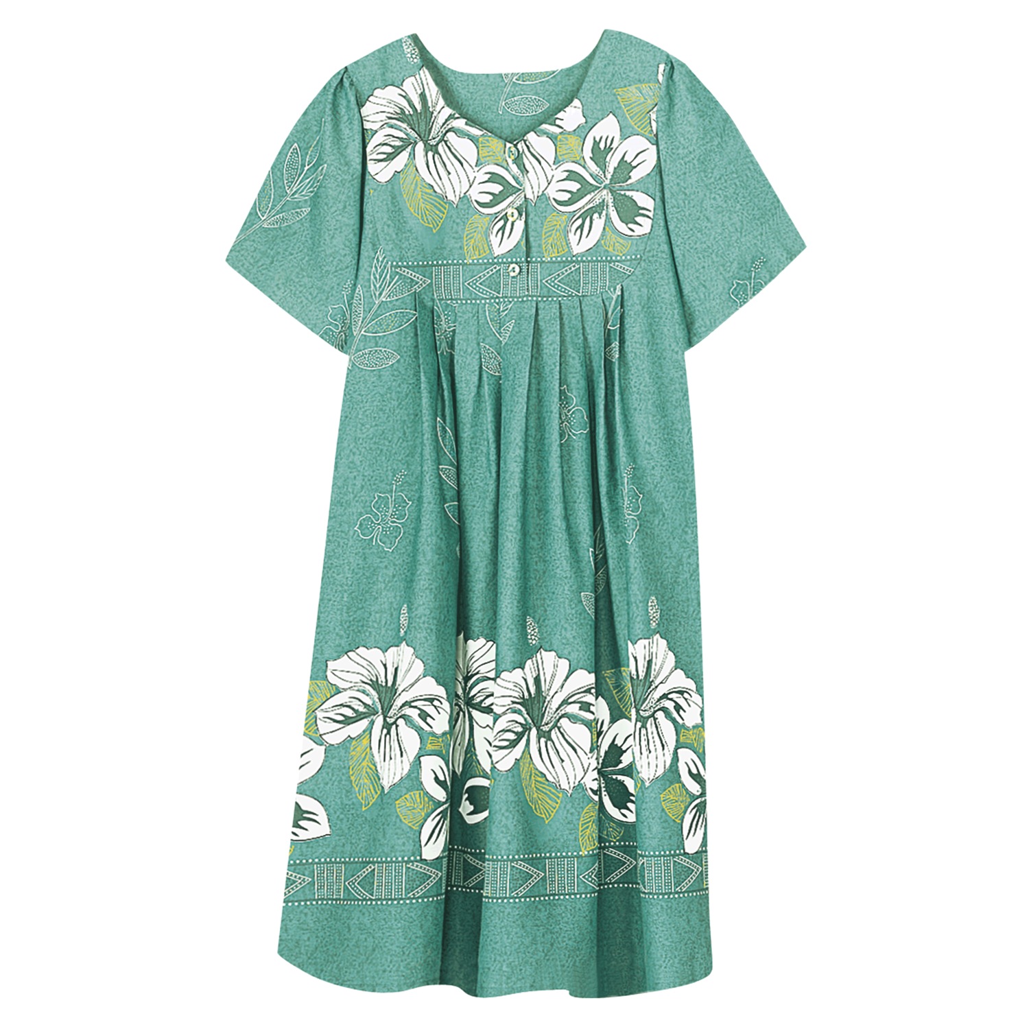 Border Print Patio Dress | Carol Wright