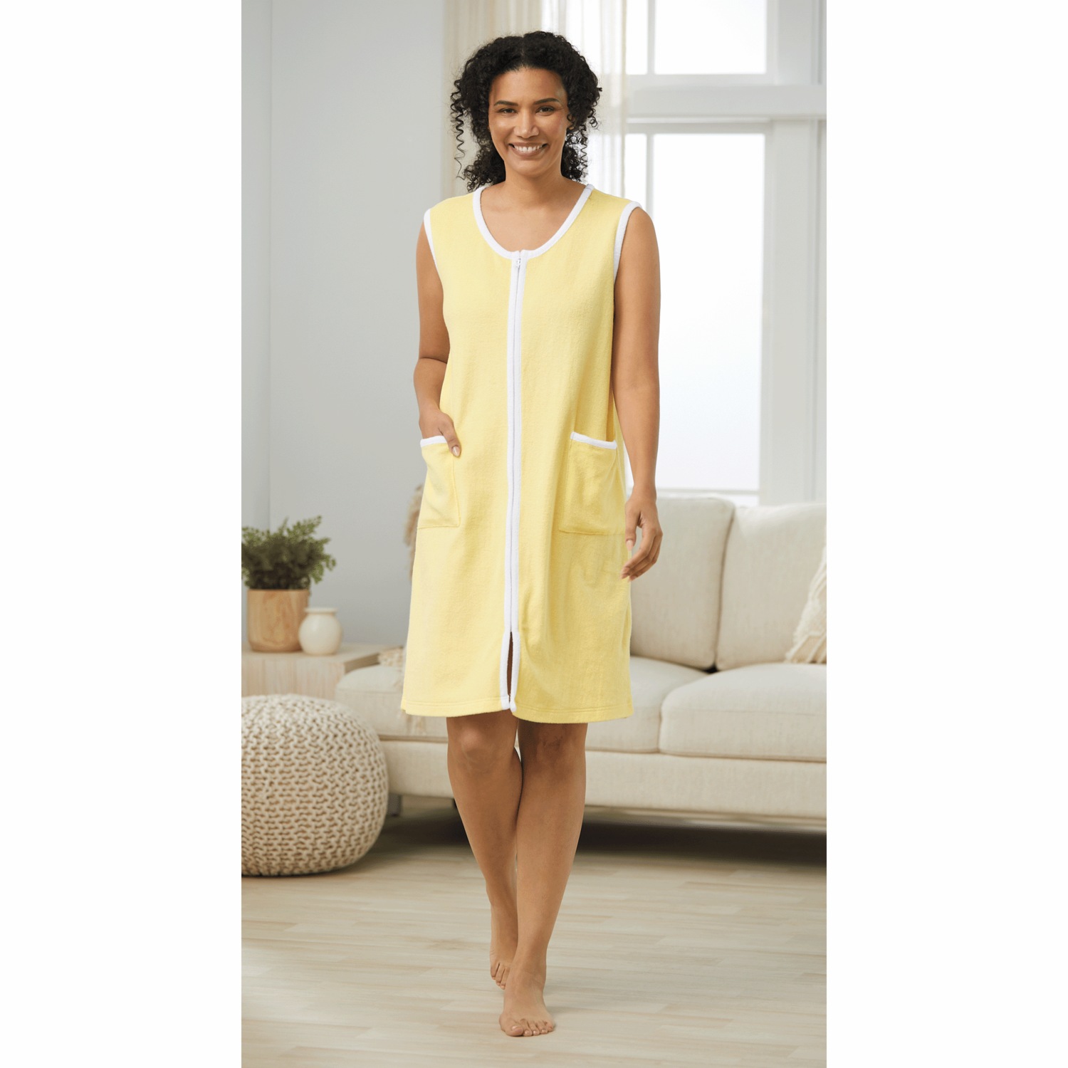 Terry Zip Lounger | Carol Wright