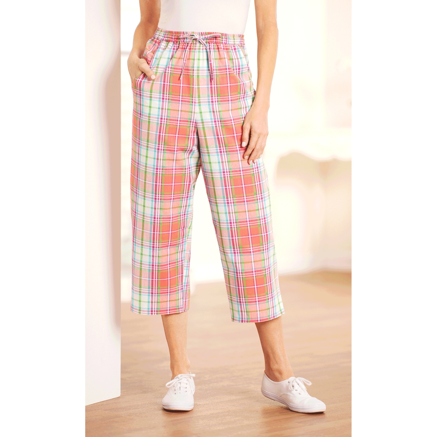 Plaid Capris | Carol Wright