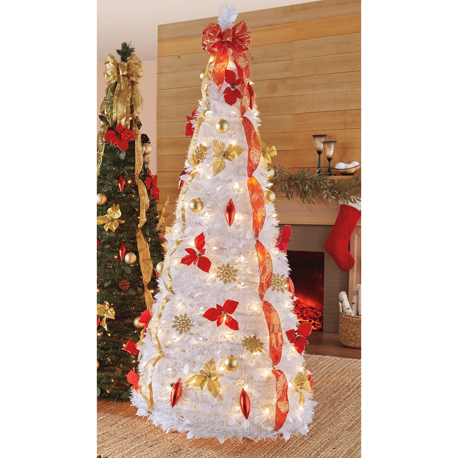 Holiday 6-Foot Pre-Lit Pop-Up Tree | Carol Wright