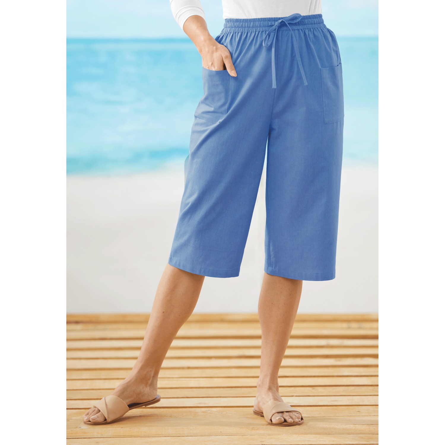 Easy Pull-On Capri | Carol Wright