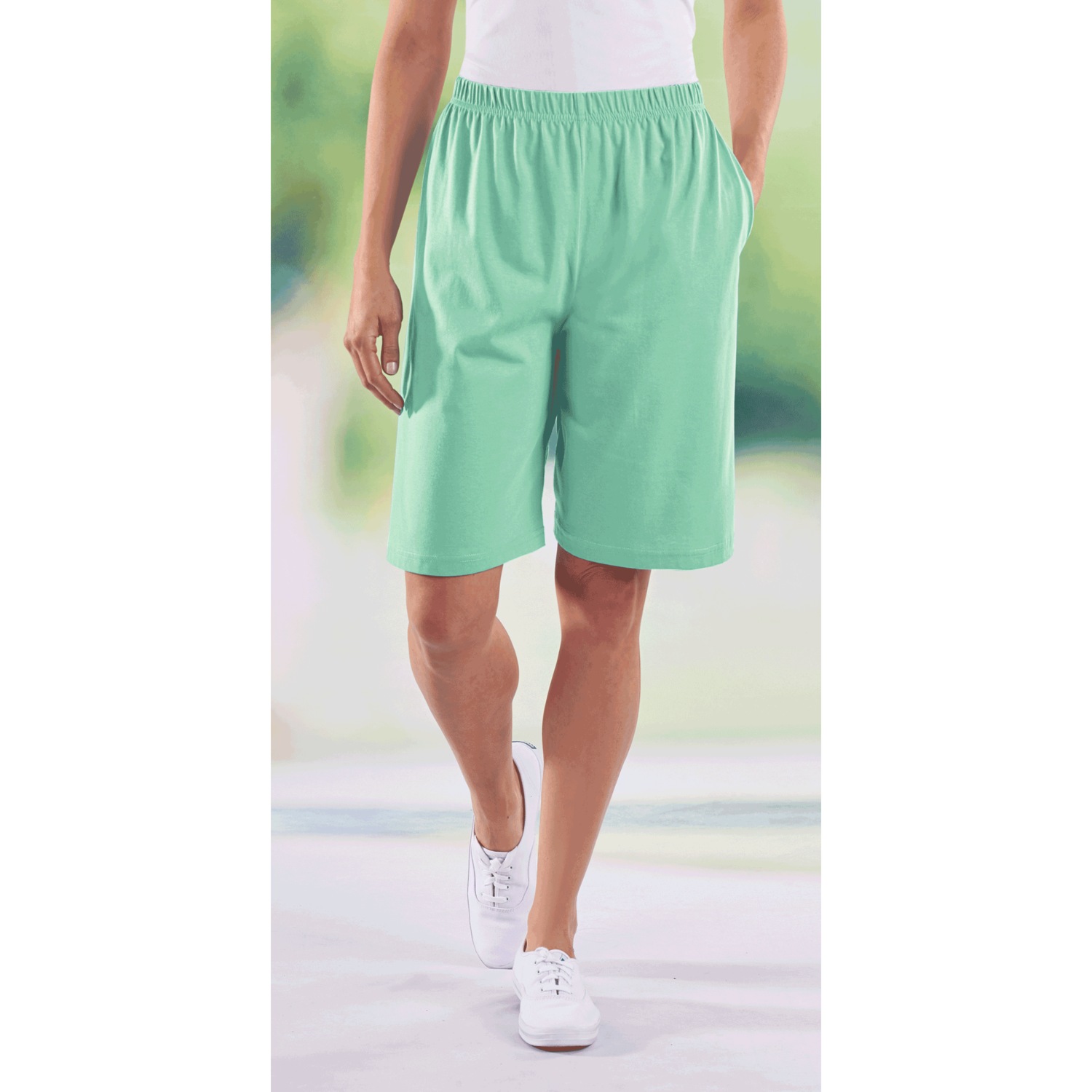 Knit Short - Solid and Print | Carol Wright