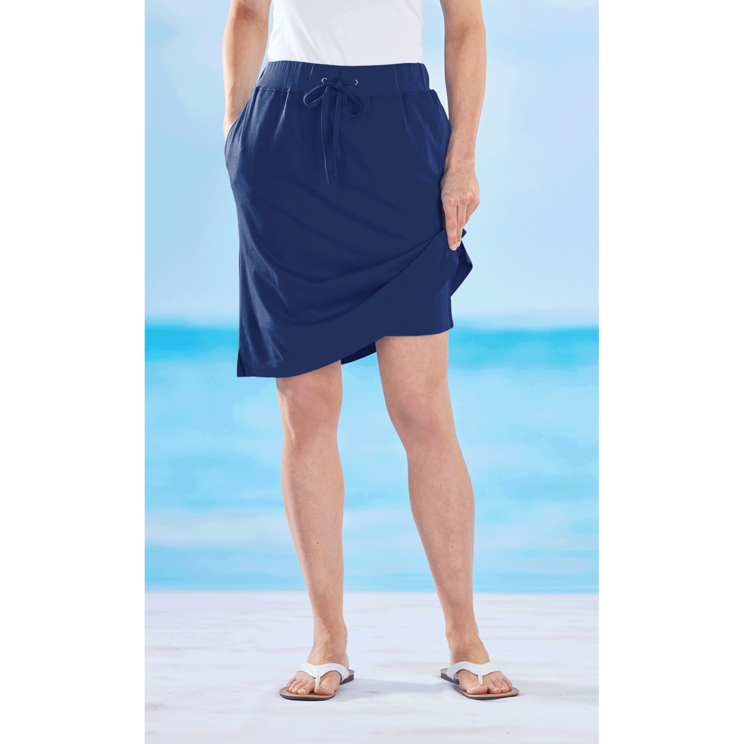 Knit Skort - Solid | Carol Wright