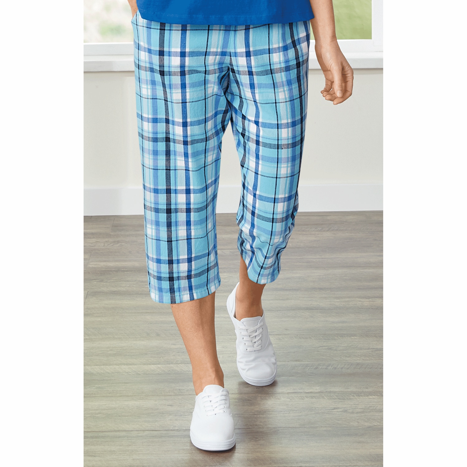Plaid Capris | Carol Wright