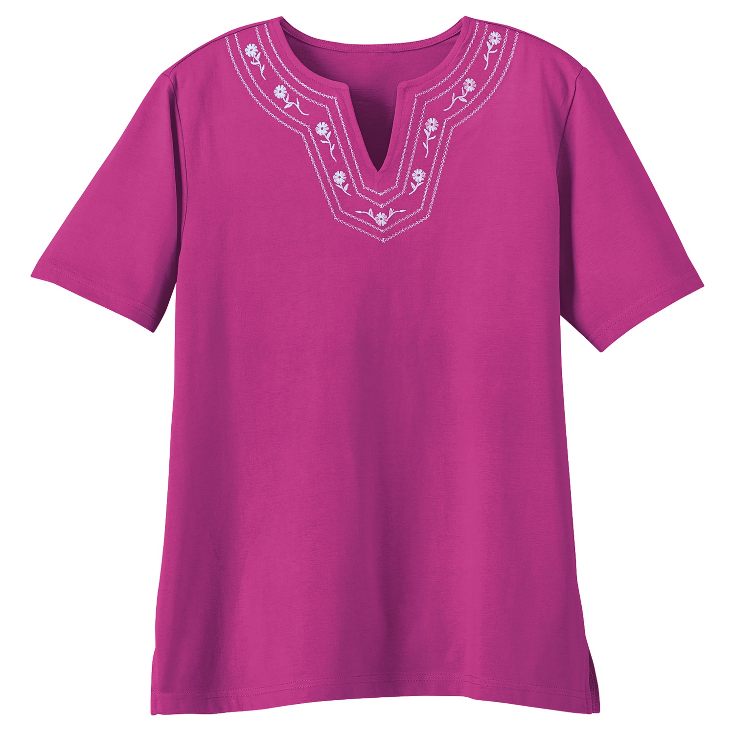 Embroidered Capri Set | Carol Wright