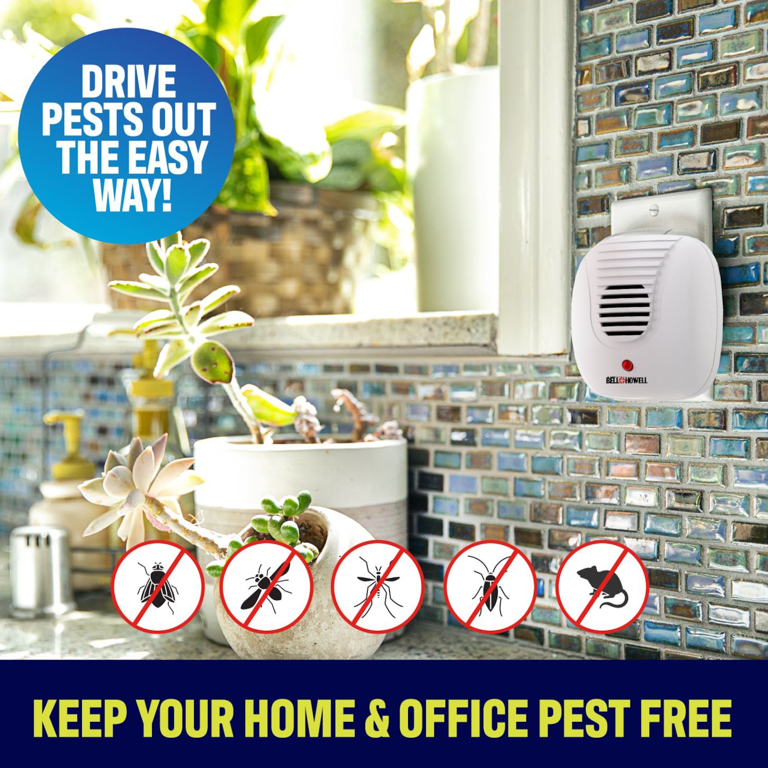 Bell & Howell Pest Repellers 4-Pack | Carol Wright