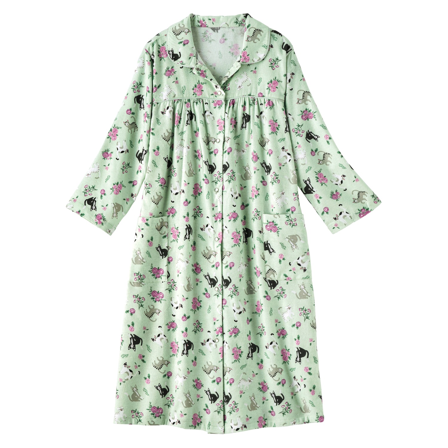 Cozy Flannel Duster | Carol Wright